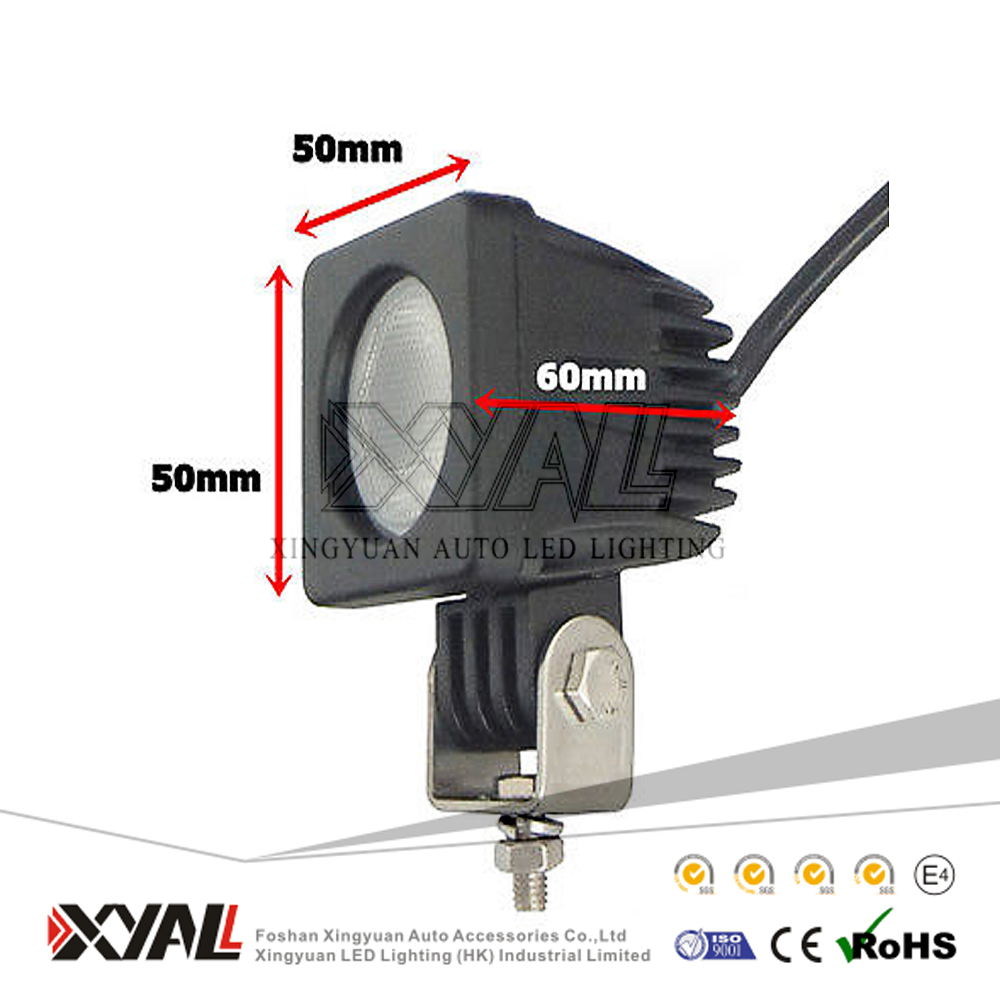 10w Square High Intensity Spotlight 10v -30v Waterproof Portable ...