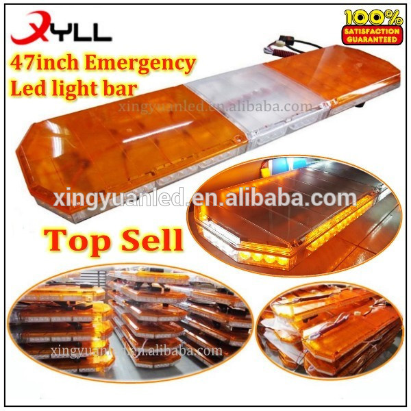 Emergency Flashing Warning Strobe Light Amber Led Light Bar 1.2m High ...