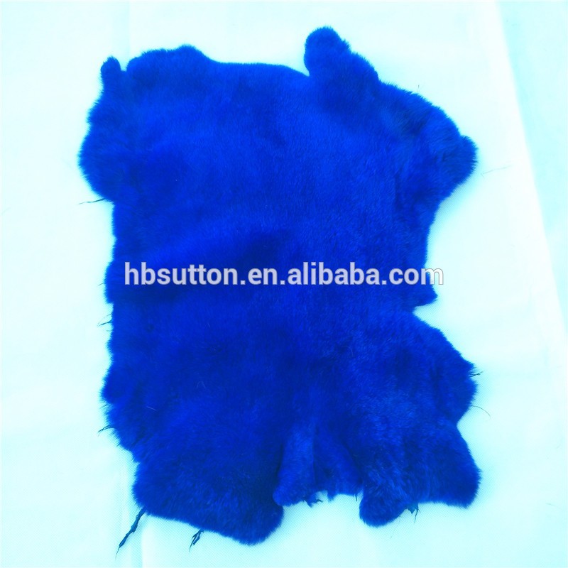 100% Genuine Real Tanned Rex Rabbit Fur Skin Pelt Hide, High Quality ...