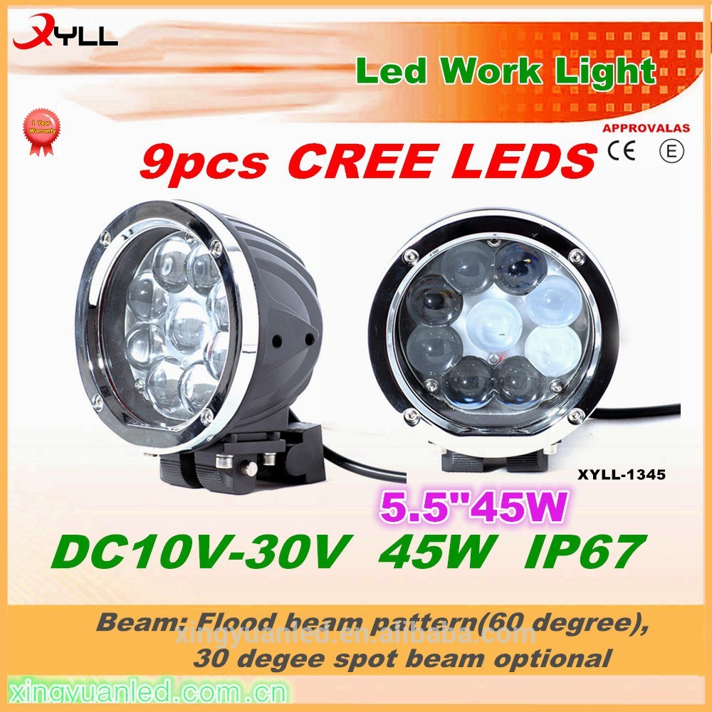 45w Led Worklight , High Intensity Leds Spot Flood Beam Worklight ...