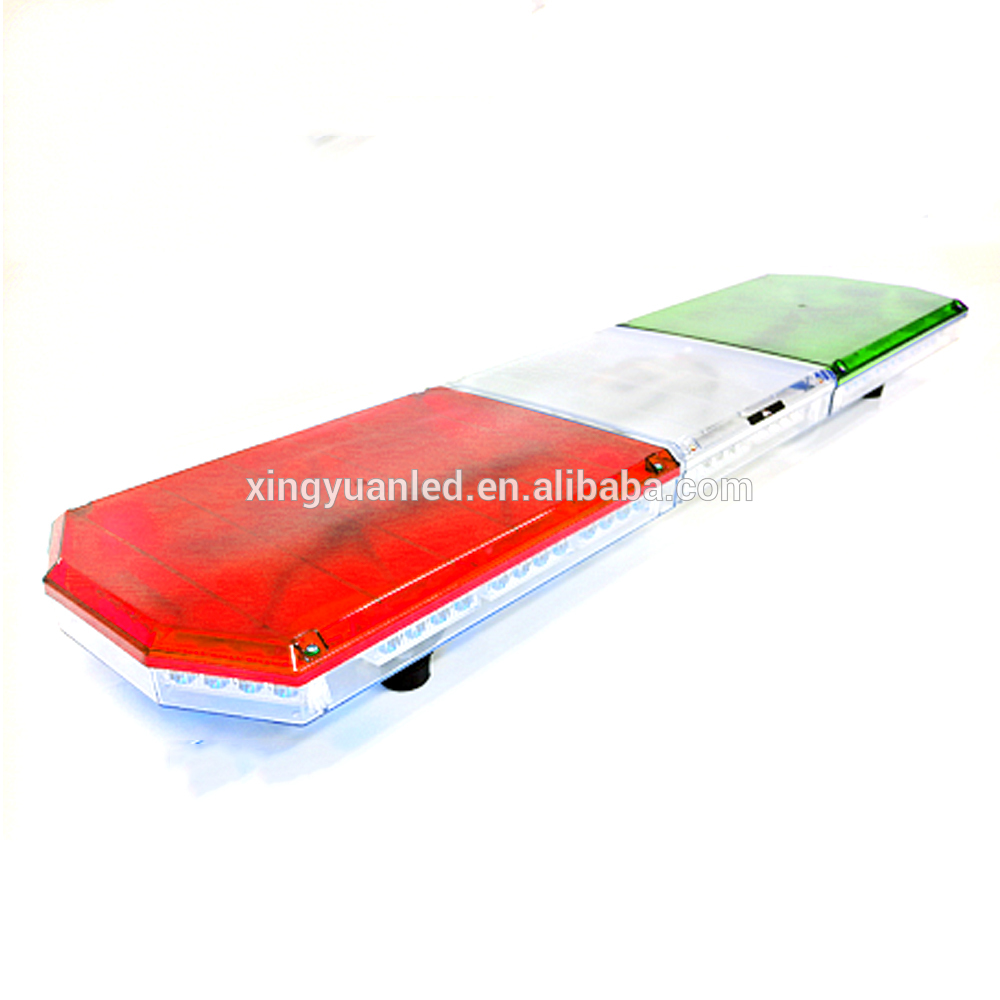 47'' Red Blue Led Flashing Light Bar Police Led Strobe Lightbar ...