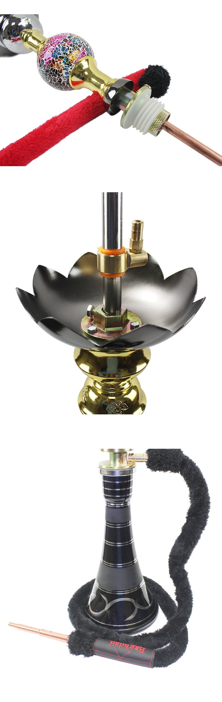 Arab Shisha Glass Smoke Pipe Shisha Hookah Chicha, High Quality Arab ...
