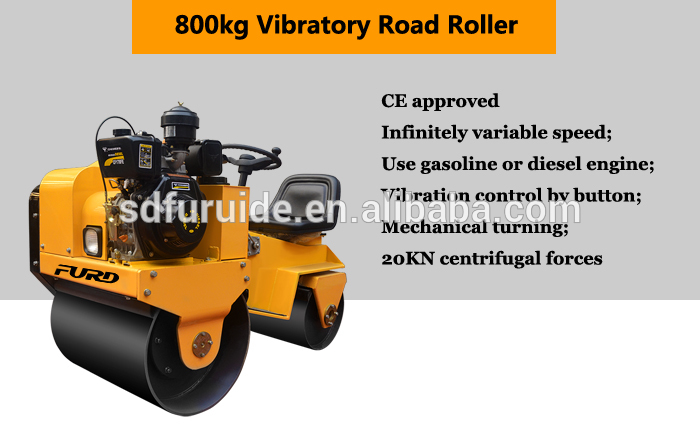 820kg Small Sit-down-type Vibratory Road Roller Hydrostatic Drive ...