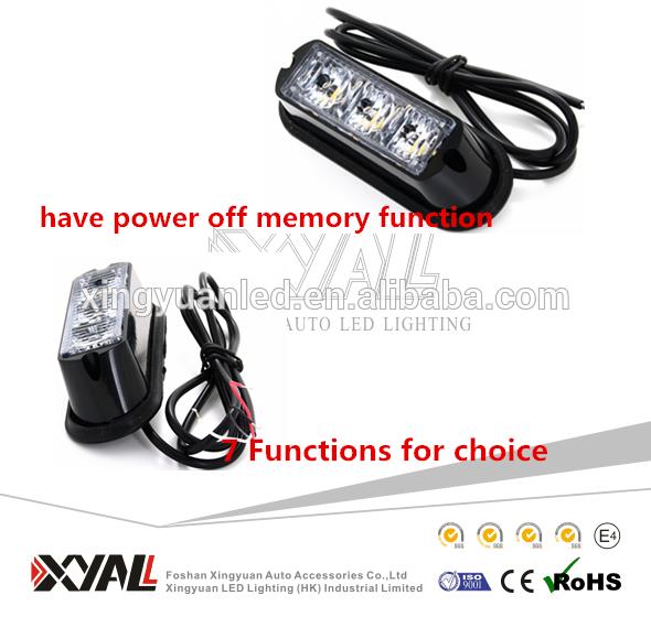 3 Watt Led Strobe Flash Vehicle Lights Led Mini Strobe Lighthead ...