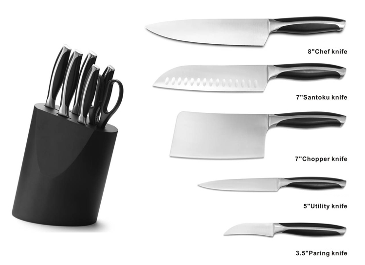 Chef Santoku Chopper Utility Paring Knife Set, High Quality Chef ...