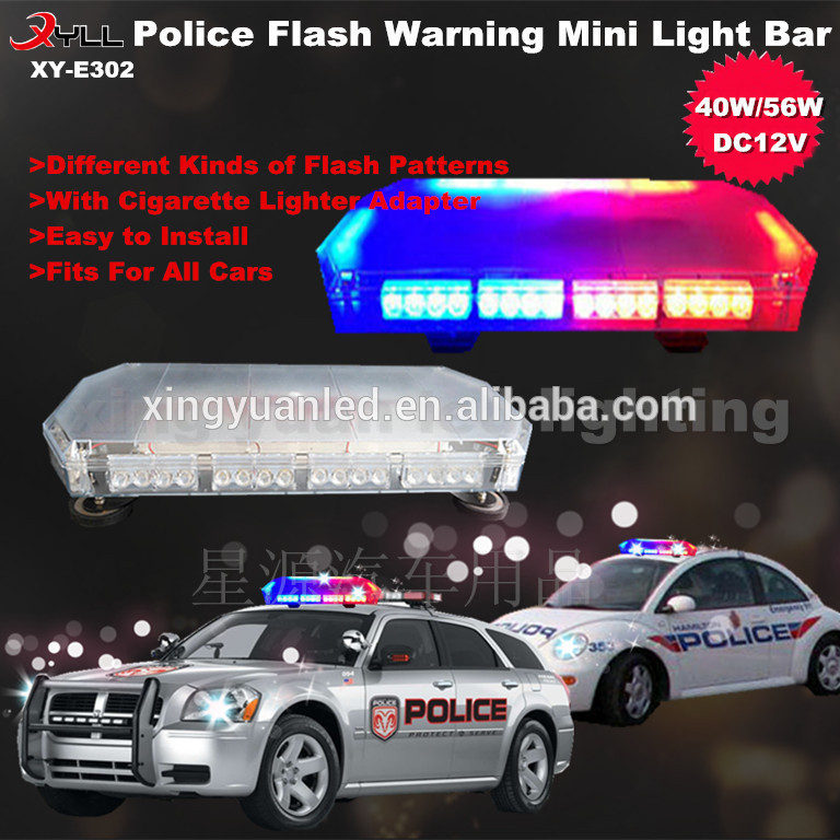Led Strobe Mini Light Bar Emergency Police Warning Light Bar, Bossgoo ...