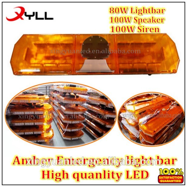 12v 24v 80w 47inch Police Ambulance Emergency Warning Strobe Led Light ...