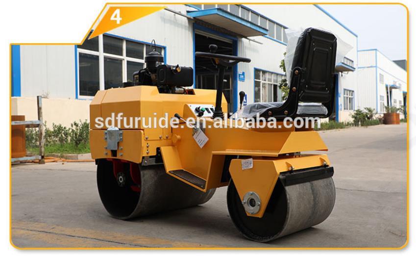 Tandem Vibratory Roller Soil Compaction Equipment Vibratory Road Roller ...