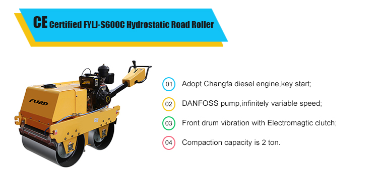Hydrostatic Asphalt Hand Operated Roller (fylj-s600c), High Quality ...