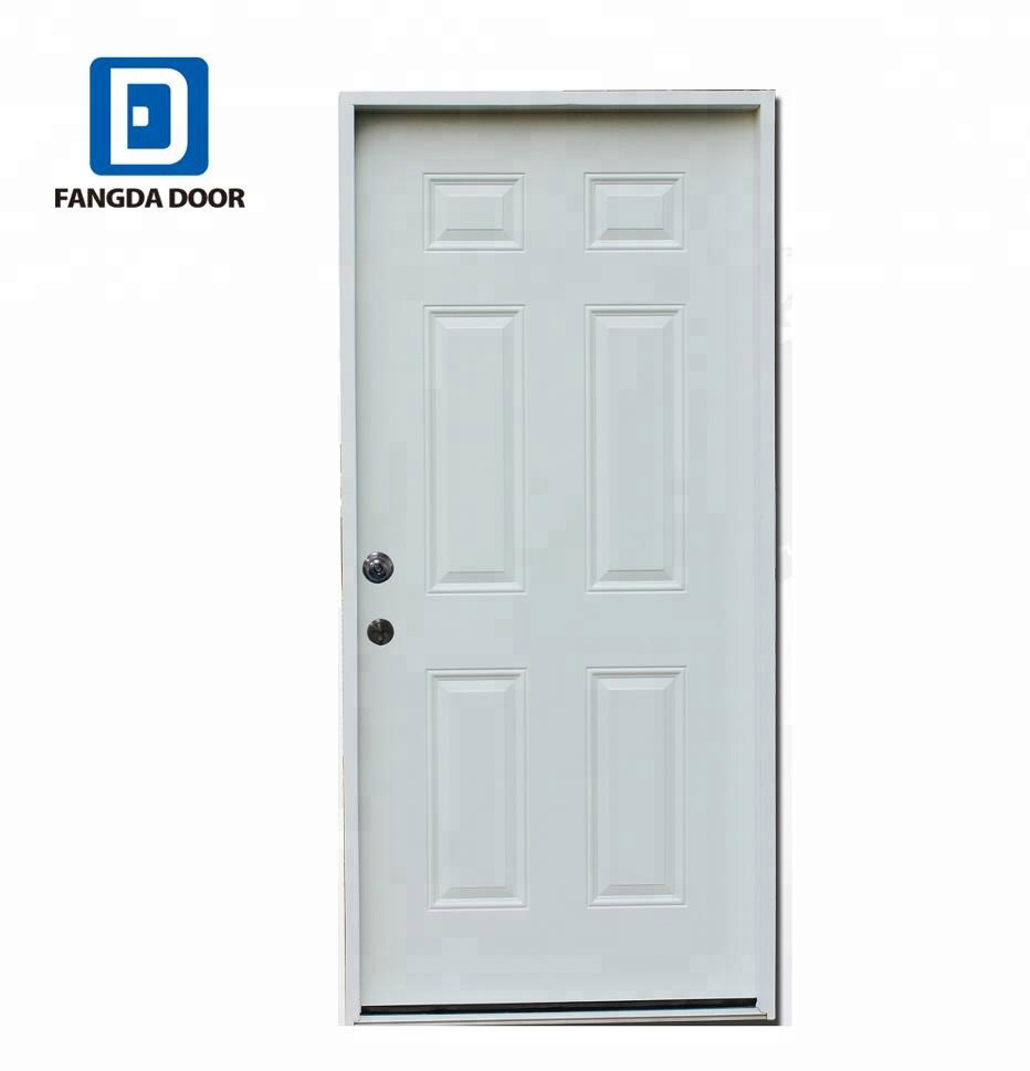 Fangda Pre-hung Steel Door With Weather Strips, High Quality Fangda Pre ...