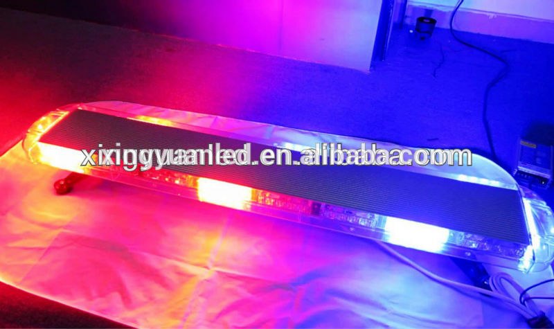 48'' Blue Warning Strobe Led Lights For Police Firetruck Led Light Bar ...