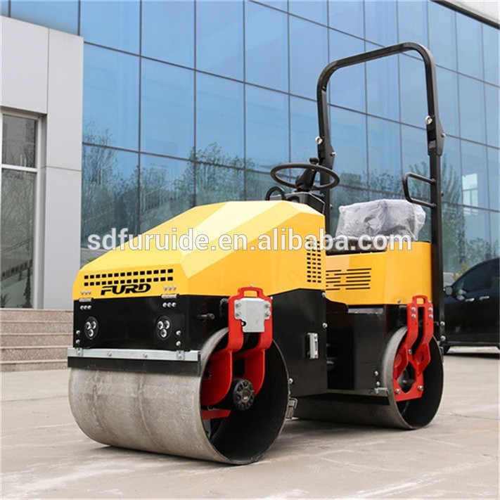 Full Hydraulic Vibratory Road Roller Fyl-890 With 1 Ton Weight, High ...