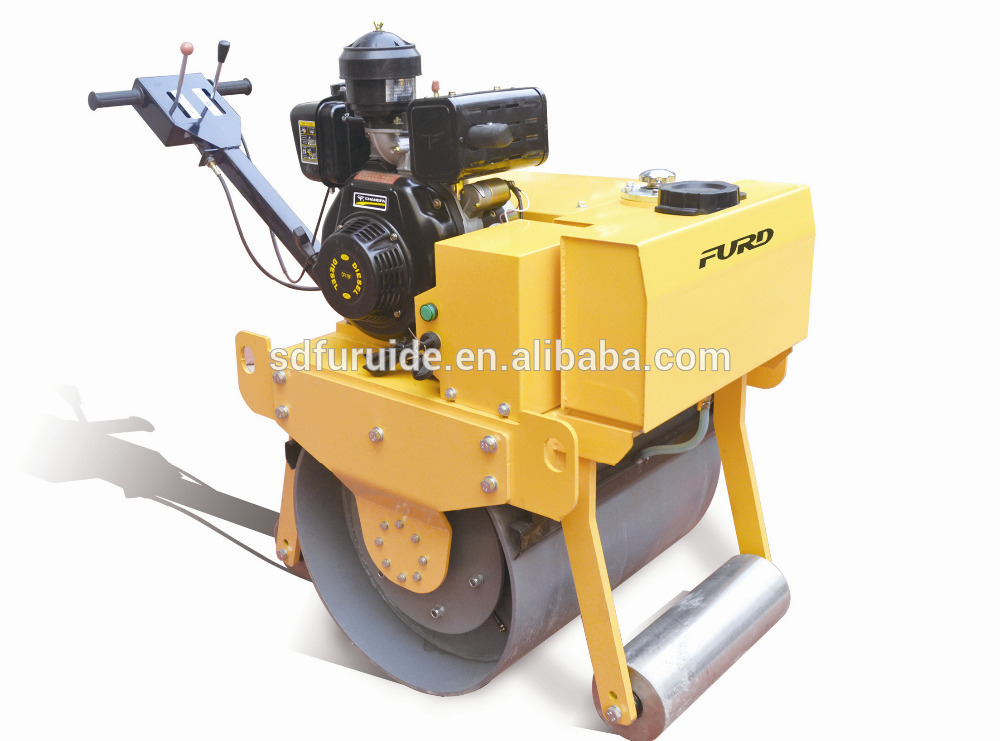 500kg Furd New Vibratory Road Roller Single Drum Manual Soil Roller ...