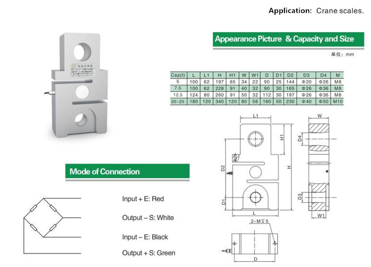 5-25t Strain Gauge Weight Sensor Flat Load Cells, High Quality 5-25t ...