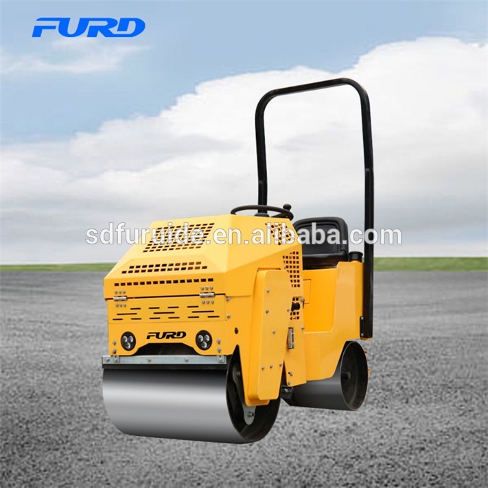 Full Hydraulic Vibratory Road Roller Fyl-890 With 1 Ton Weight, High ...