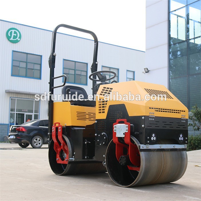 Furd 1 Ton Asphalt Small Vibratory Roller With Engine Optional, High ...