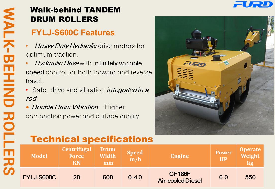 Hand Operate Baby Roller Compactor Machine With Nice Price, High ...