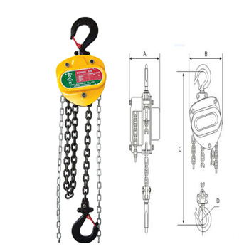 Small Size Hand Chain Hoist Small Lifting Equipment Chain Crane, High ...