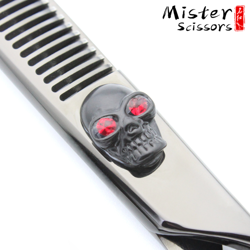Skull Screw Professional Barber Hair Thinning Scissors คุณภาพสูง Skull ...