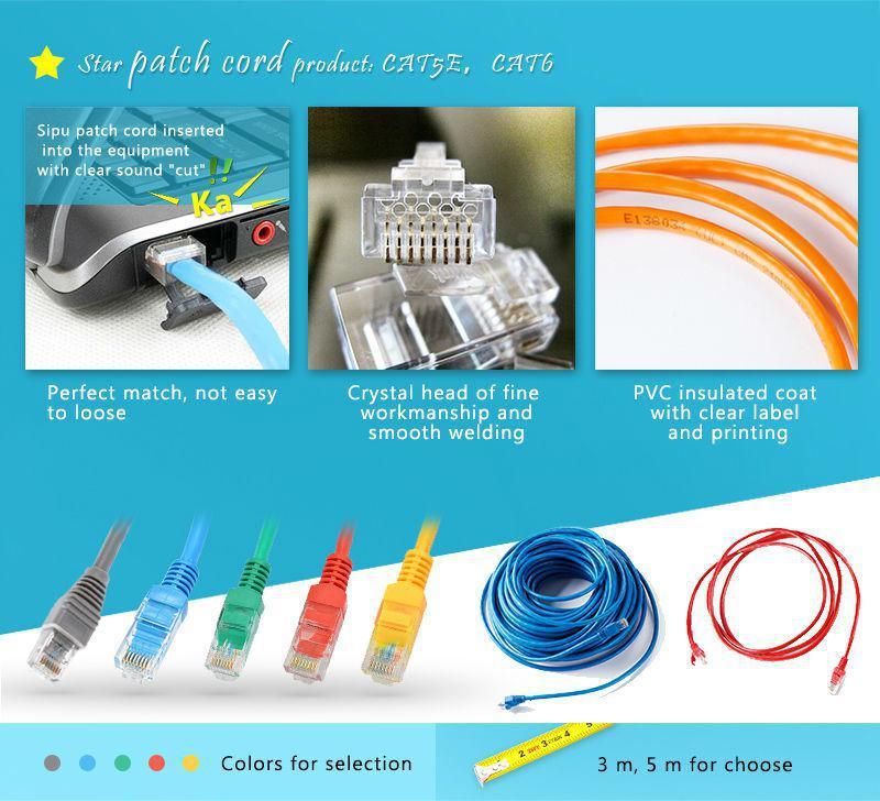 Lan Cat6 Utp Rj45 Cat 6 패치 케이블, Bossgoo.com의 고품질 Lan Cat6 Utp Rj45 Cat 6 패치 케이블