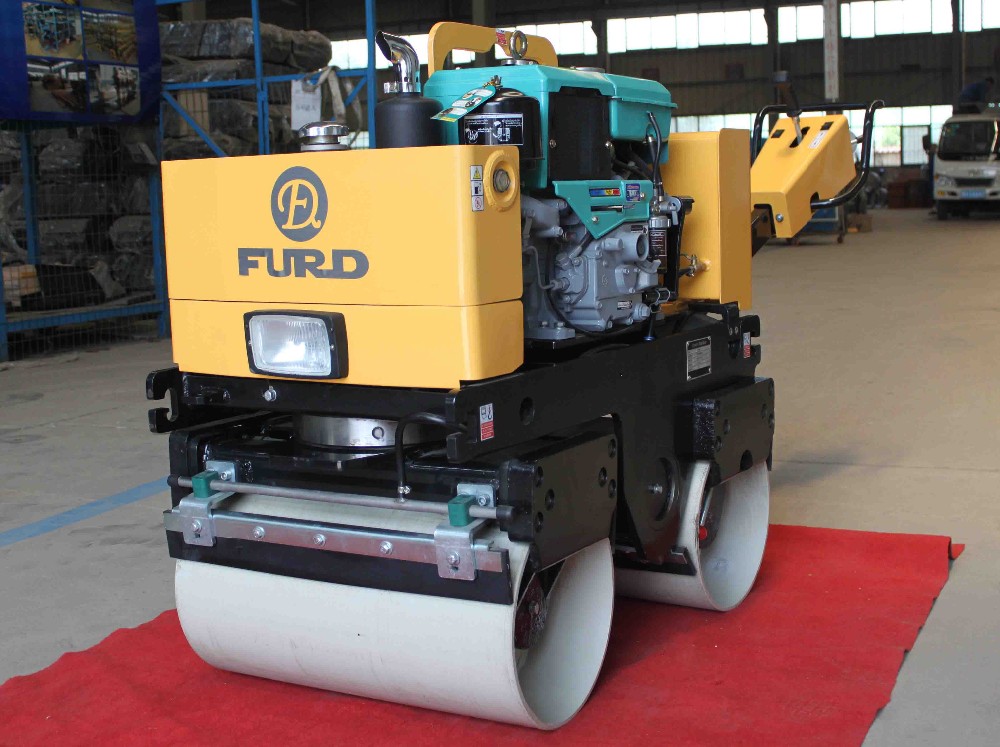 Manual Operated Mini Vibratory Hand Operated Roller Compactor Fyl-800cs ...