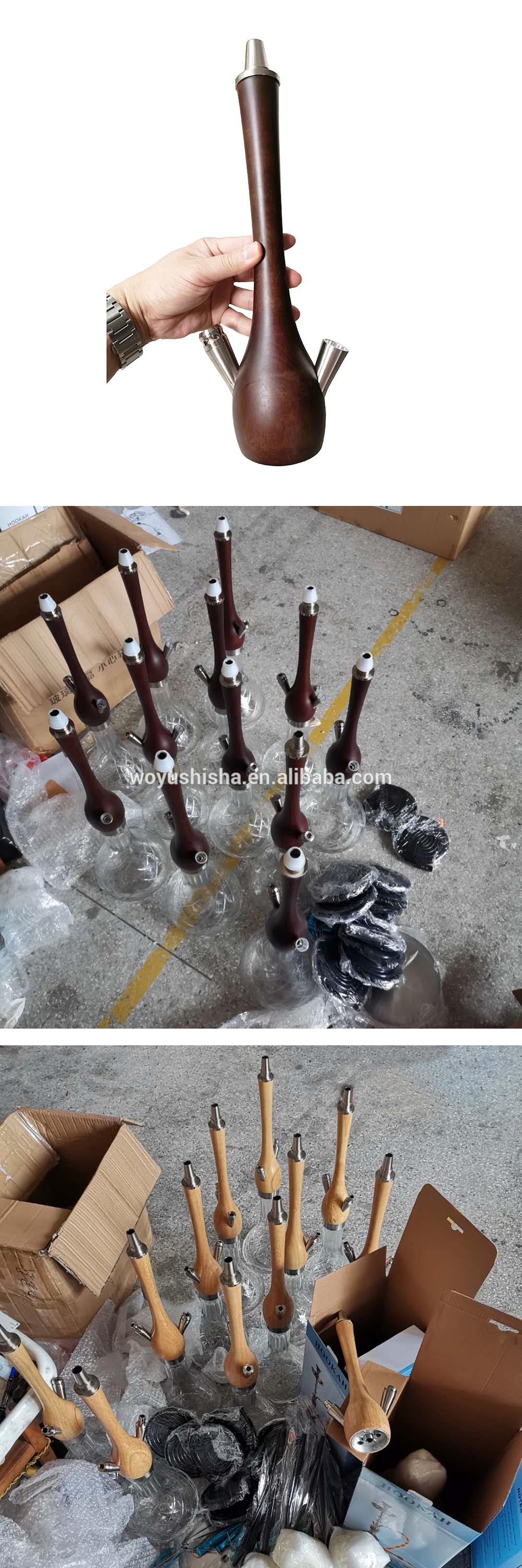 Wy-w03 Wood Chicha Big Nargile German Style Shisha Modern Wood Hookah ...