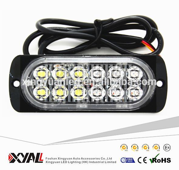 Best Selling Dual Colour 12v 24v Voltage Mini Slim Led Flashing Strobe ...