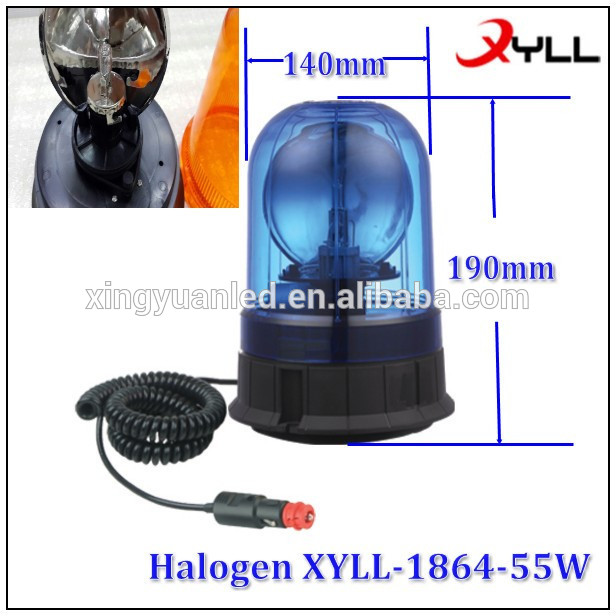 Halogen Rotating Warning Beacon Light For Ambulance Strobe Rotating ...