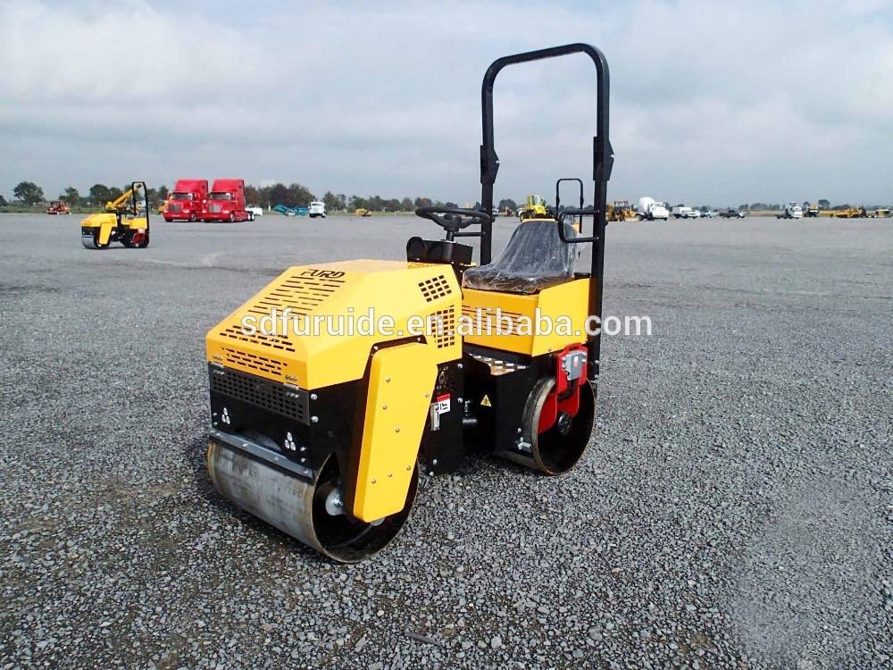 1 Ton Smooth Drum Roller Compactor (fyl-880), High Quality 1 Ton Smooth ...