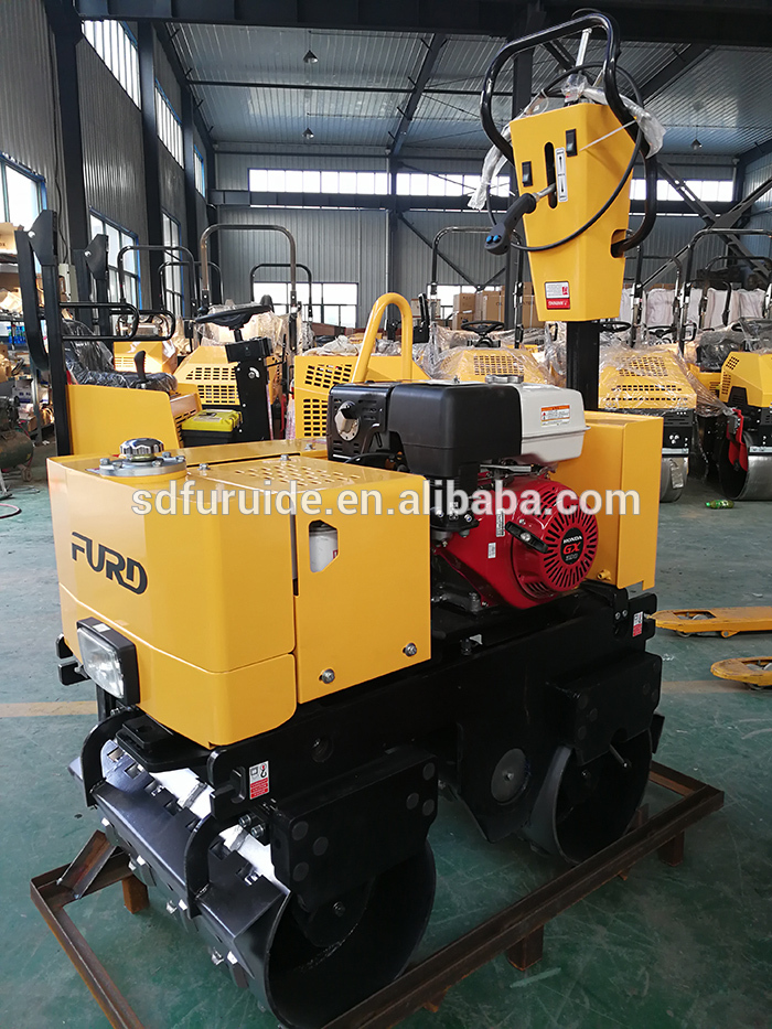800kg Manual Vibratory Double Sheep Foot Road Roller (fyl-g800c)), High ...