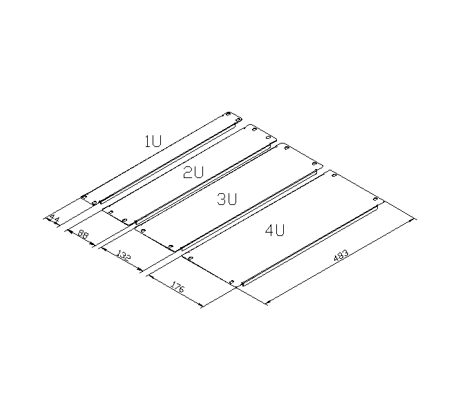 19 개의 랙 마운트를위한 랙 패널 통풍구 1u 공간, Bossgoo.com의 고품질 19 개의 랙 마운트를위한 랙 패널 통풍구 1u 공간