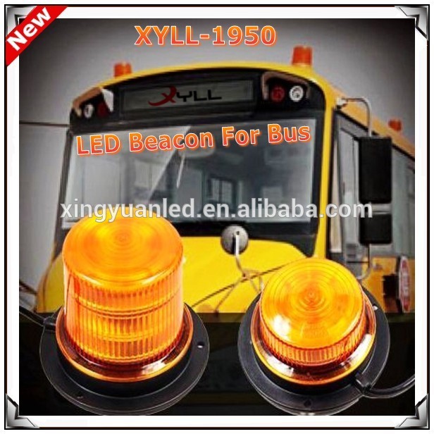 Waterproof Ip68 10v 30v Revolving Flashing Led School Bus Warning ...