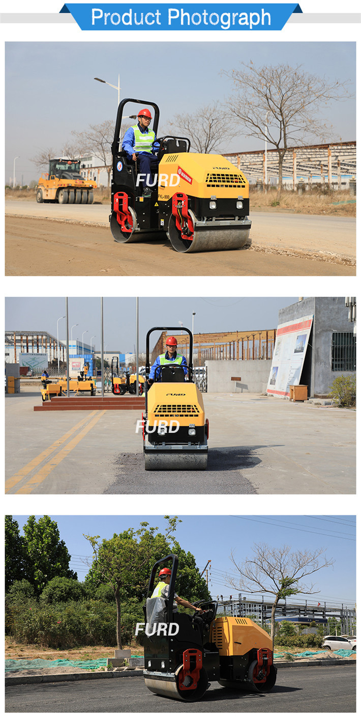 2 Ton Capacity Vibratory Road Roller With Diesel Engine 2 Ton Capacity ...
