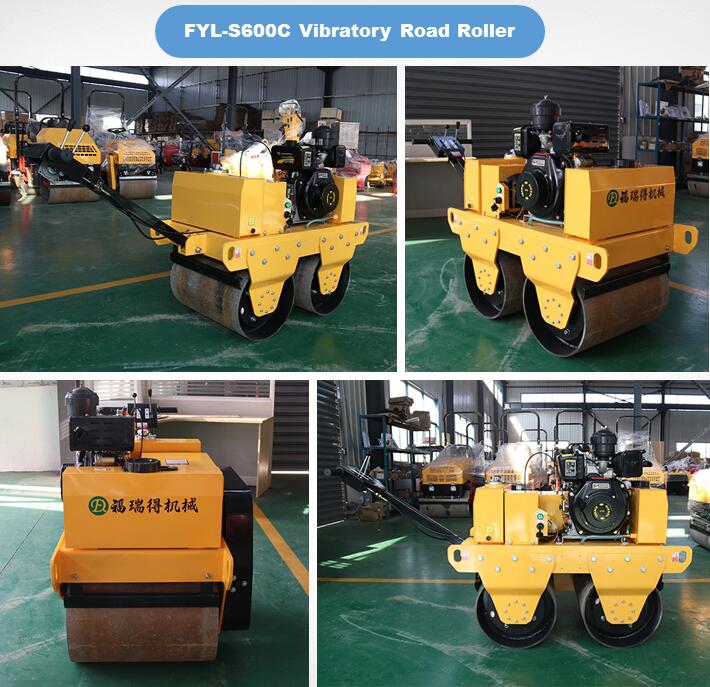 Fyls600c Diesel Hand Road Roller Compactor Mini Road Roller, High ...