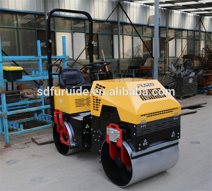 1 Ton Compactor Vibratory Roller Used For Asphalt Road, High Quality 1 ...