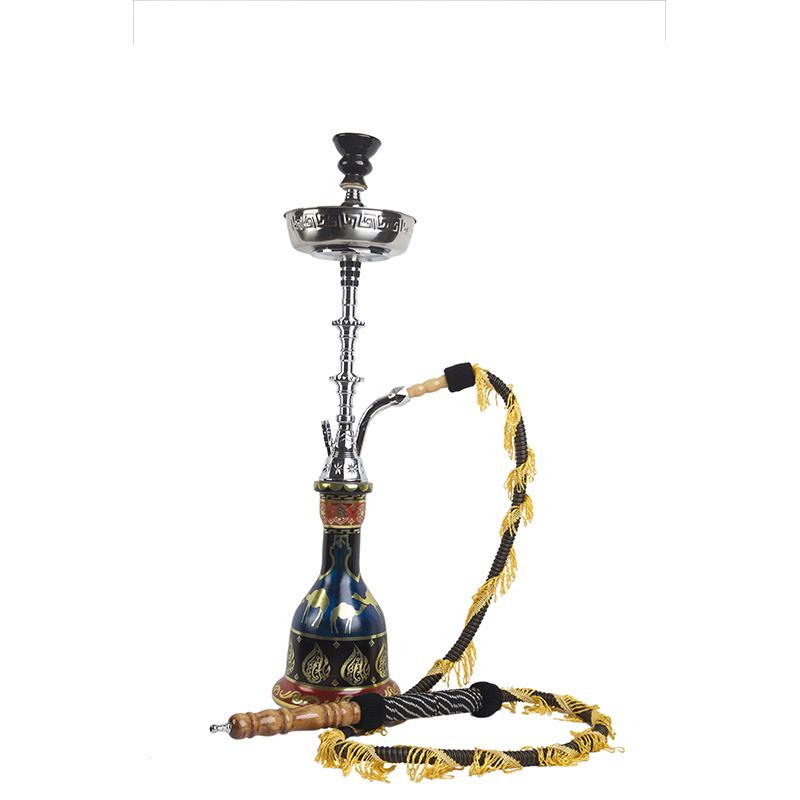 Woyu Dubai Custom-made Arab Chicha Zinc Alloy Glass Big Size Hookah ...